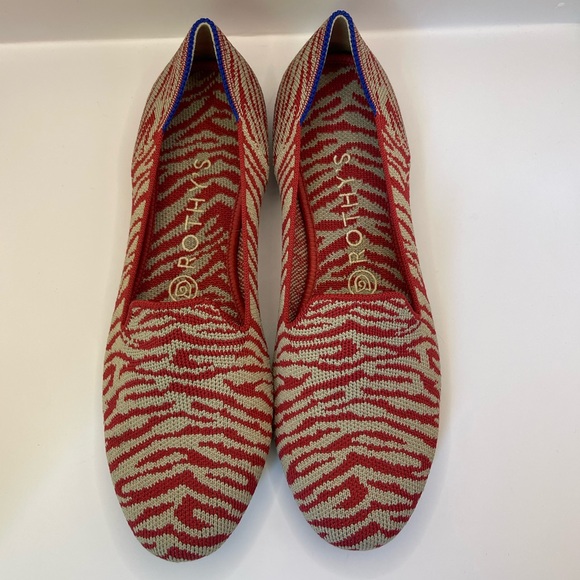Rothy's | Shoes | Rothys The Loafer In Red Zebra | Poshmark